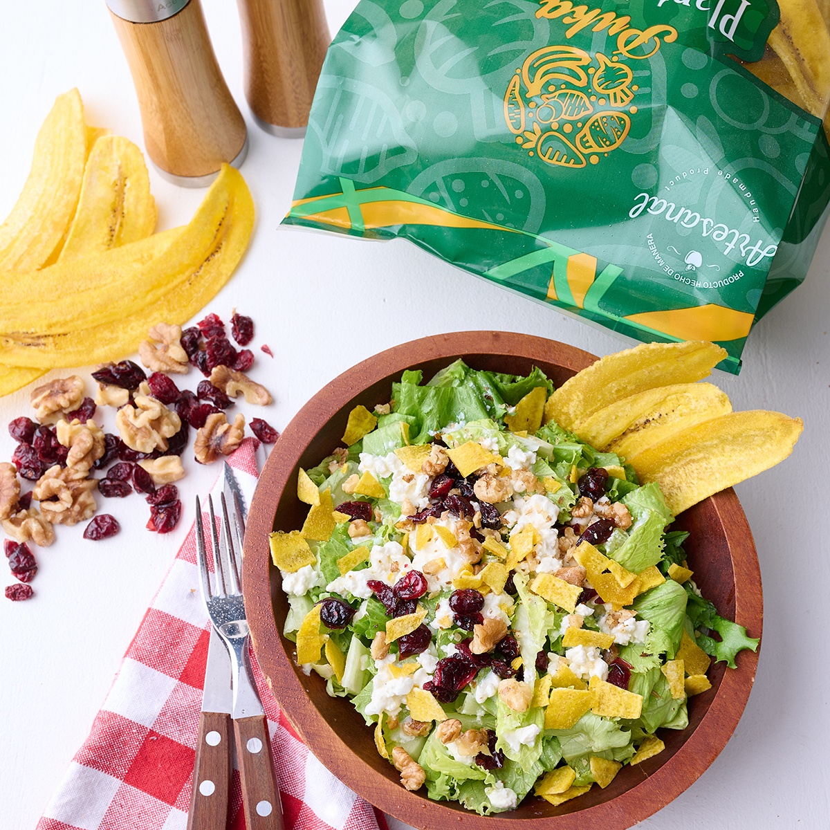Fruit, Nut and Goat Cheese Salad - Puka